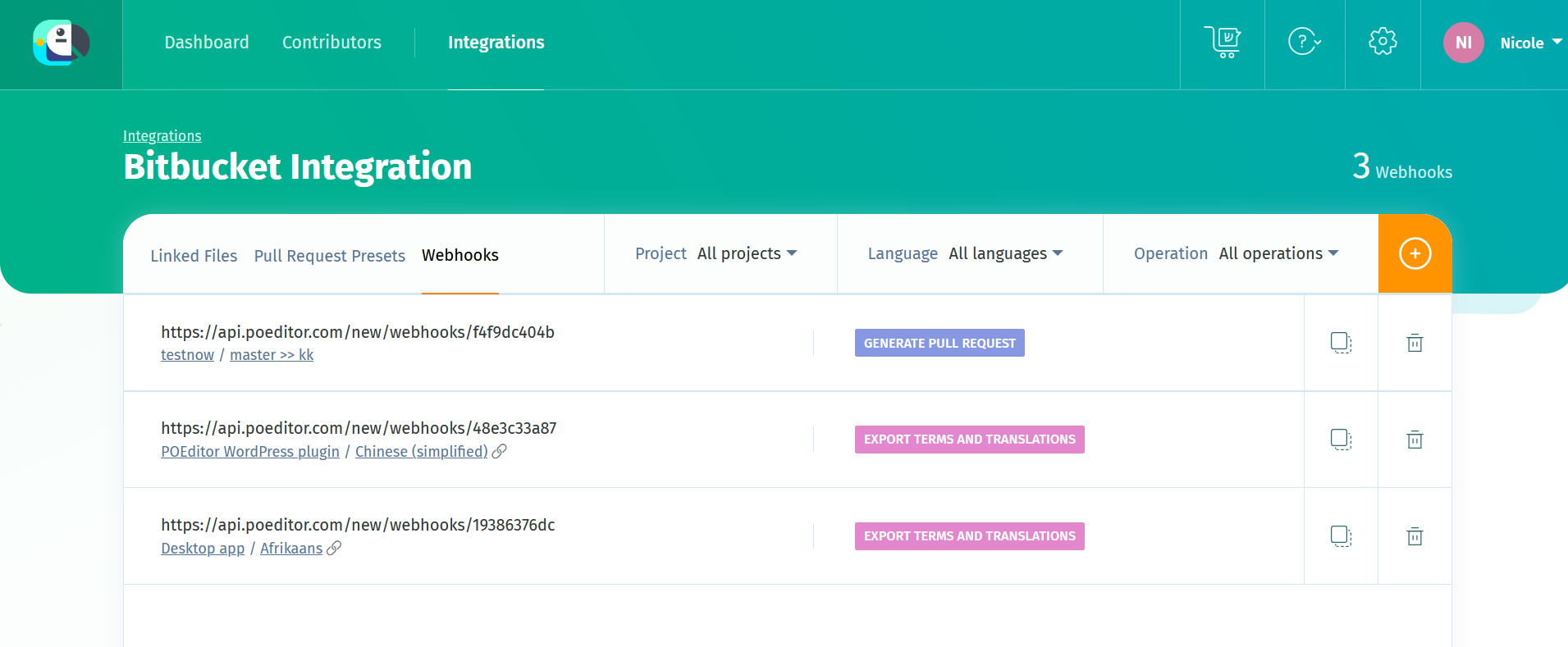 Bitbucket commit, now available with integration - POEditor Blog